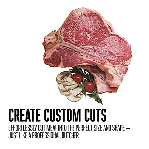 Weston 47-1601 Butcher and Bone Saw with 16 Inch Stainless Steel Blade (47-1601), 16 Inch, Stainless Steel