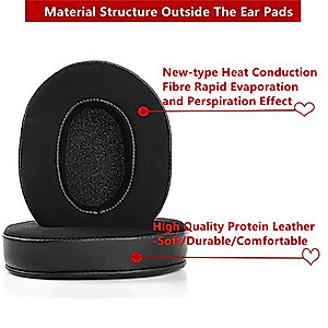 Upgraded Gel-Infused Ear Pads Cushions Cups Replacement Compatible with SteelSeries Arctis 1 Arctis 3 Arctis 5 Arctis 7 Arctis Pro Arctis 9X Gaming Headset Headphone (Black Gel-Infused)
