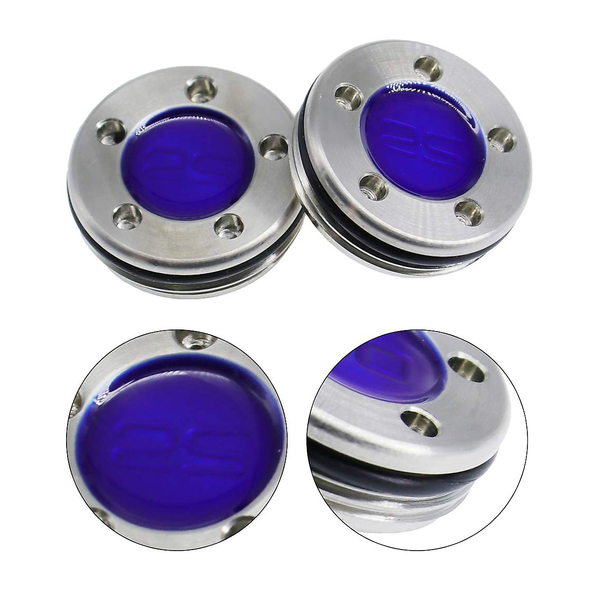 QHALEN Golf Putter Screw Weights (25g) Blue Design Golf Clubs Head