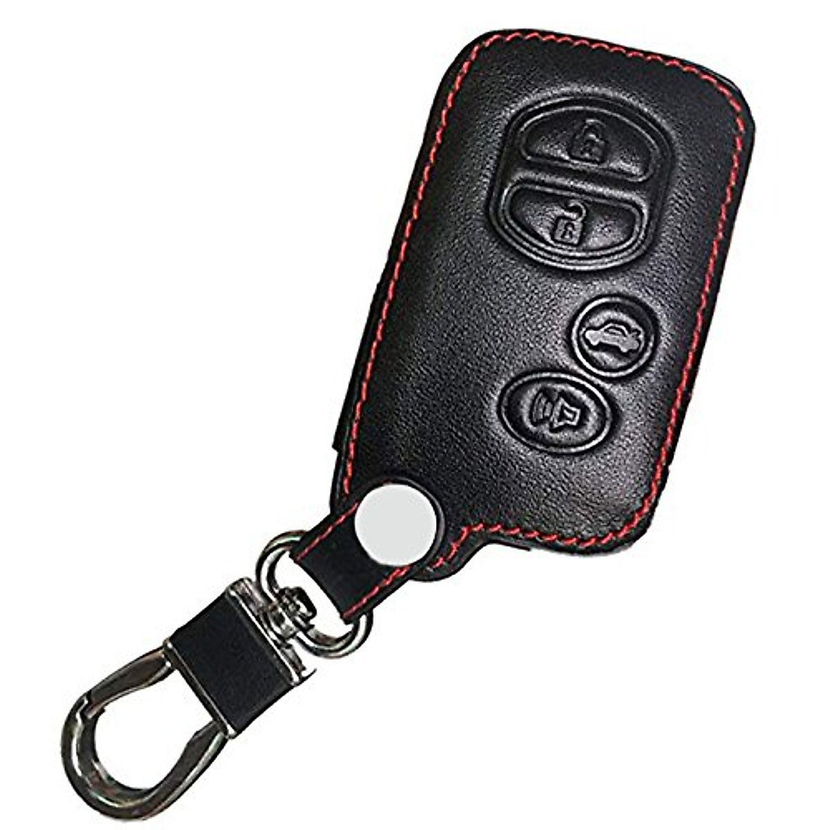 KAWIHEN Leather Smart Remote Key Fob Case Keyless Entry Case Holder Cover For Toyota Avalon Camry Corolla Highlander Prius RAV4 Venza HYQ14ACX HYQ14AAB HYQ12ACX HYQ14AEM