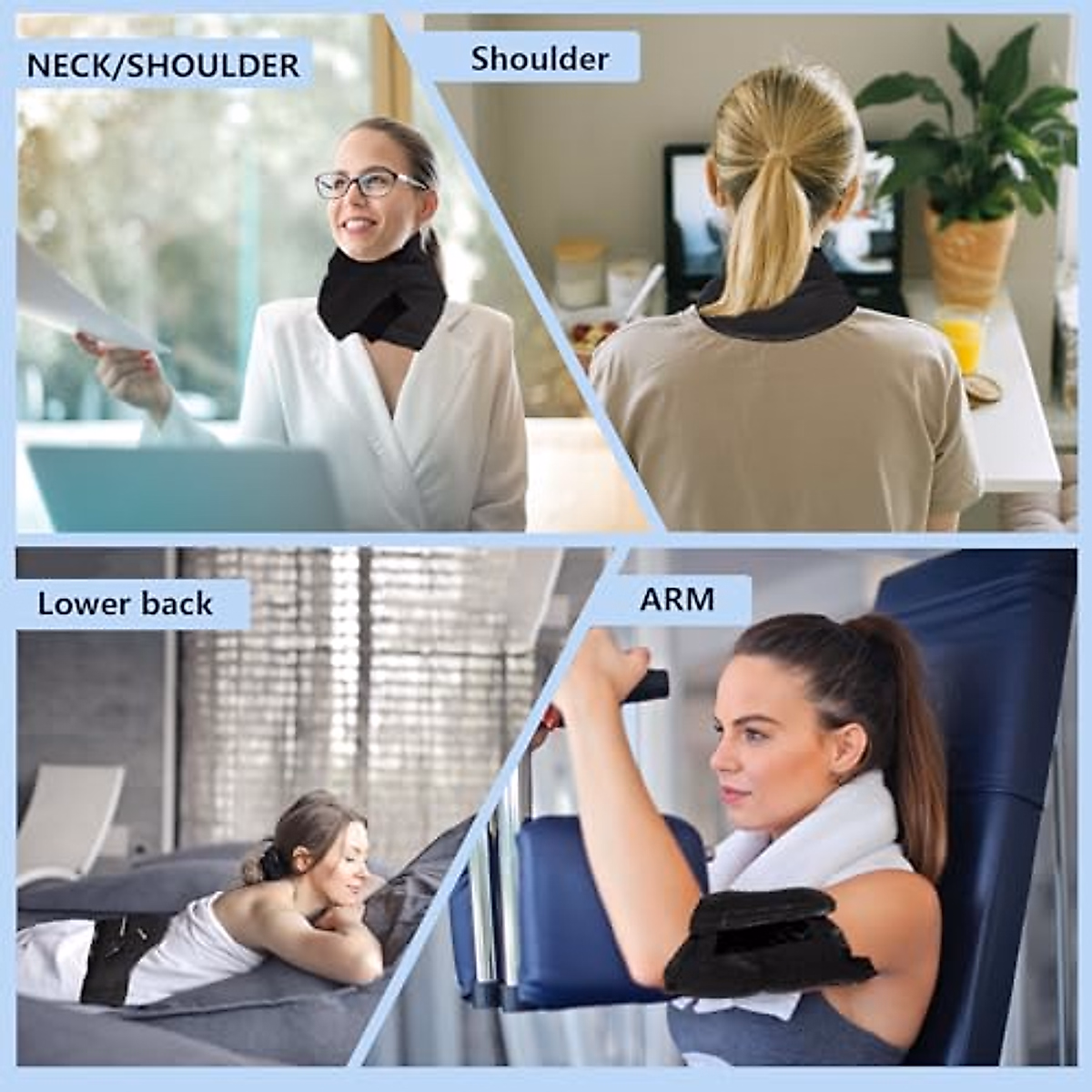 PRFCTLIFE Neck Ice Pack Wrap for Pain Relief, Cervical Ice Pack for Neck and Shoulders for Injuries, Swelling, Neck Stiffness, Sprains, and Cervical Surgery Recovery