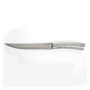 Oster Evansville 14 Piece Stainless Steel Cutlery Block Set, Red Handles