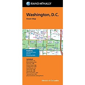 Rand McNally Folded Map: Washington, D.C. Street Map