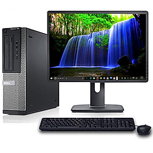 Dell Optiplex 390 Desktop Computer i3 3.2GHz 4GB RAM 250GB HD Windows 10 Home w/19 LCD Bundle-WiFi Adapter, Keyboard and Mouse