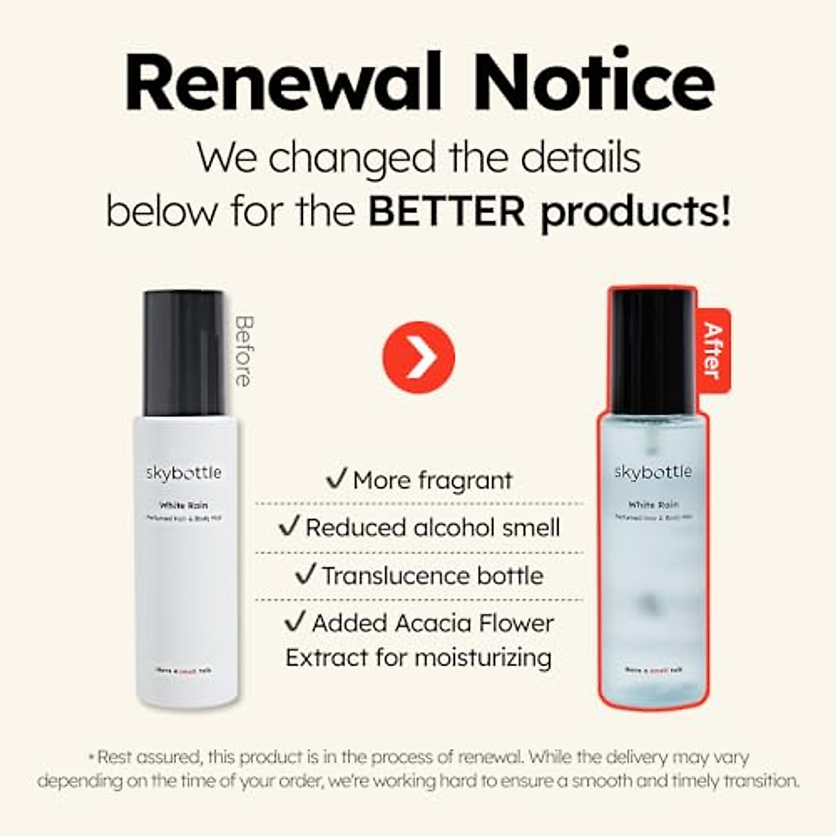 skybottle Hair & Body Mist, Lasting Fragrance with Vanilla Gourmet Scent, Travel Size Perfume and Body Spray, Hygiene Essentials for Women, Girls Valentine Gift, 3.4 Fl. Oz