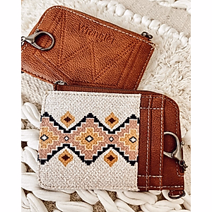Montana West Wrangler Wallets for Women Boho Aztec Card Holder WG2202-W005CF