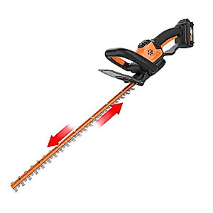 WORX WG261 20V Power Share 22" Cordless Hedge Trimmer (Battery & Charger Included) WG801 20V Power Share 4" Cordless Shear and 8" Shrubber Trimmer (Battery & Charger Included)