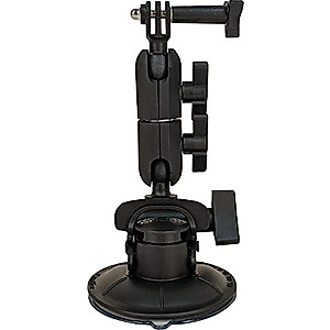 Panavise AcitonGrip 13130 Action Grip Double Knuckle Suction Cup Camera Mount (Matte Black)