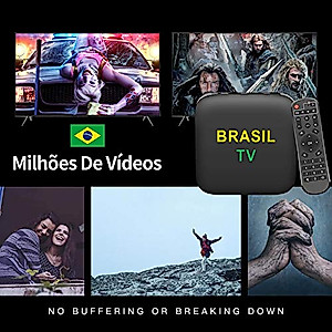 2023 Brazil IPTV Box Super Brazilian with 2GB DDR HDMI TF H.265 Upgraded 6K Ultra HD Support USB 2.0/3.0 Opt Highspeed Stabler WiFi