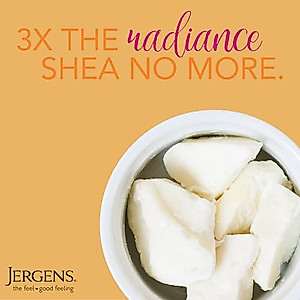 Jergens Shea Butter Hand and Body Lotion, Deep Conditioning Moisturizer, 3X More Radiant Skin, with Pure Shea Butter, Dermatologist Tested, 26.5 Oz