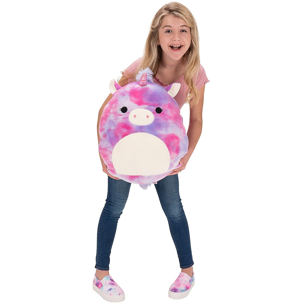 Squishmallows Official Kellytoy Plush 16" Lola The Unicorn- Ultrasoft Stuffed Animal Plush Toy