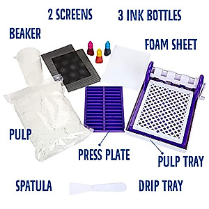 Crayola Paper Maker, Paper Making DIY Craft Kit, Gift for Kids, 7, 8, 9, 10