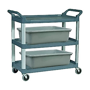 Hespapa 13L Wash Tub Basin, Mint Green Utility Commercial Bus Tub Box, 4 Packs