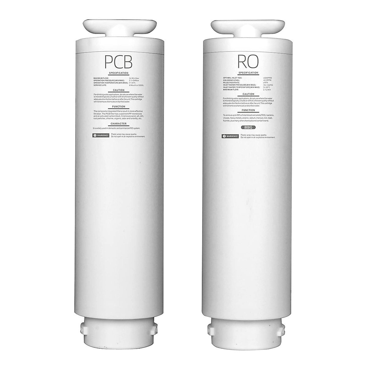 Replacement Filter Set for Geekpure 800 GPD Tankless Reverse Osmosis System