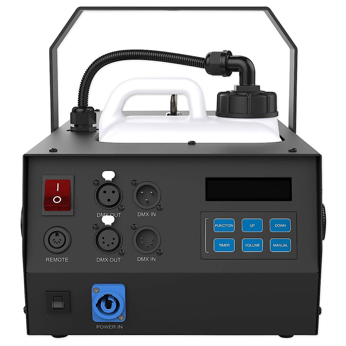 Chauvet DJ Hurricane 2000 Professional DMX Fog Machine Fogger W/Built-In Timer Bundle with Rockville RFJG Gallon Fog/Smoke Juice Fluid For Chauvet American DJ ADJ Machines