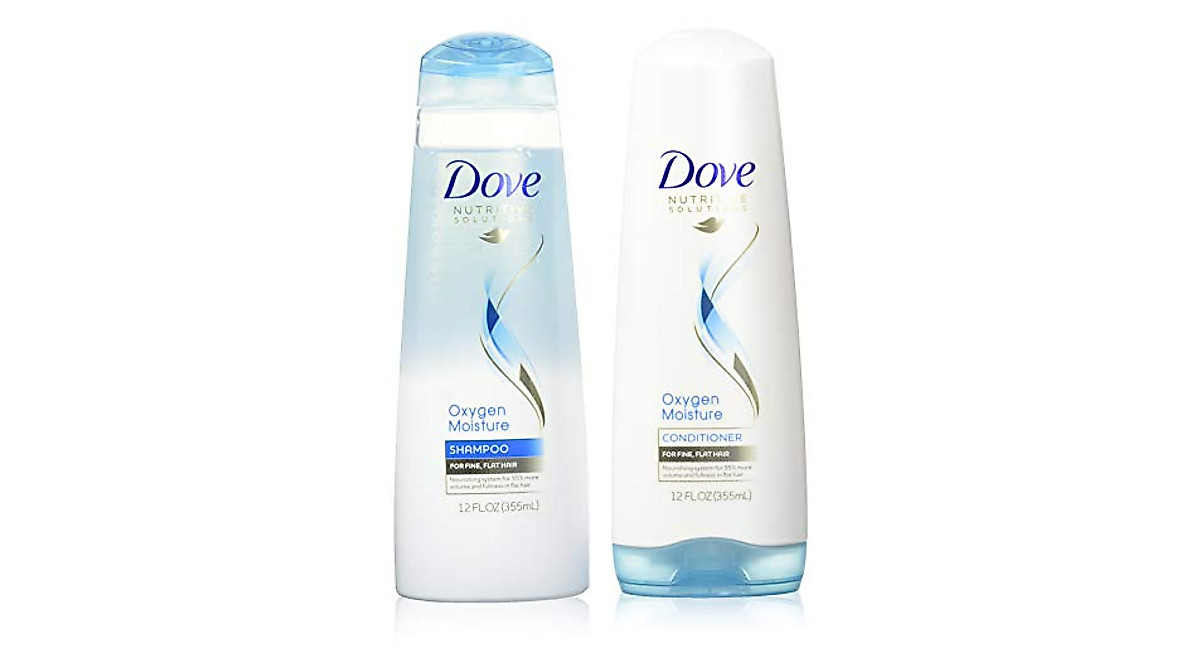 Dove Oxygen Moisture Shampoo & Conditioner Set - Lightweight Hydration