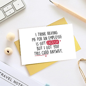 Funny Boss Day Card for Boss, Happy Boss Day Card for Boss Lady, Boss Birthday Card from Employee, Gift for Boss, Boss Going Away Card