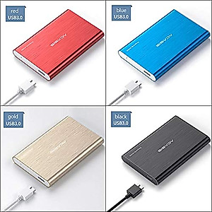 ACASIS 2.5" 160GB Portable External Hard Drive USB3.0 Hard Disk Storage Devices for PC,Laptop,(Black)