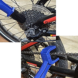 Gymqian Bicycle Chain Cleaning Tool Set,Motorcycle Washer Cleaner Brush Tools,Suitable for all types of sprockets
