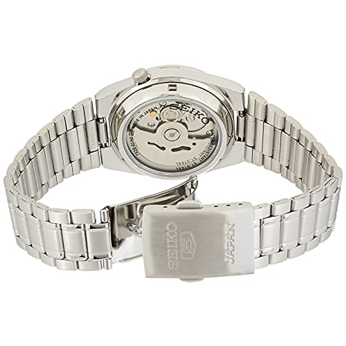 SEIKO 5 Automatic Black Dial Stainless Steel Men's Watch SNK063J5