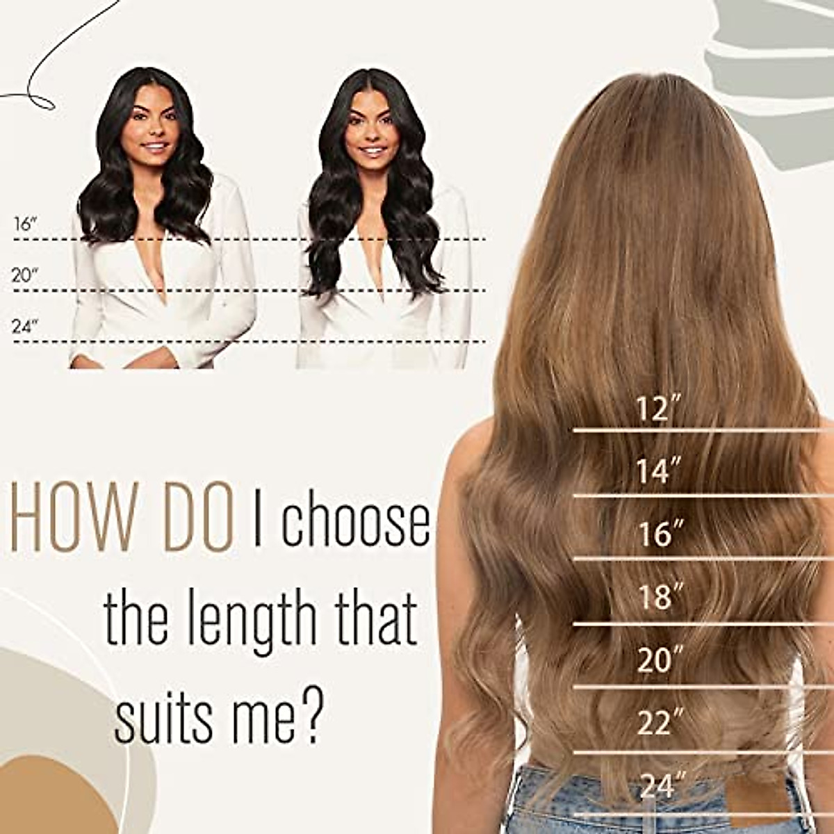 Sunny Invisible Wire Hair Extensions Balayage Light Ash Brown Faded to Blonde Highlights Platinum Blonde Invisible Line Hair Extensions Human Hair Ombre Hairpiece Extensions 80g 16inch