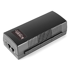 Gigabit PoE+ Injector, IEEE802.3AT/af Compliant, 30W POE Power Adapter Compatible with Ubiquiti U-POE-at, U-POE-AF, TL-PI30G, Suitable for U6 AP U6-LR, U6-LITE & U6-PRO