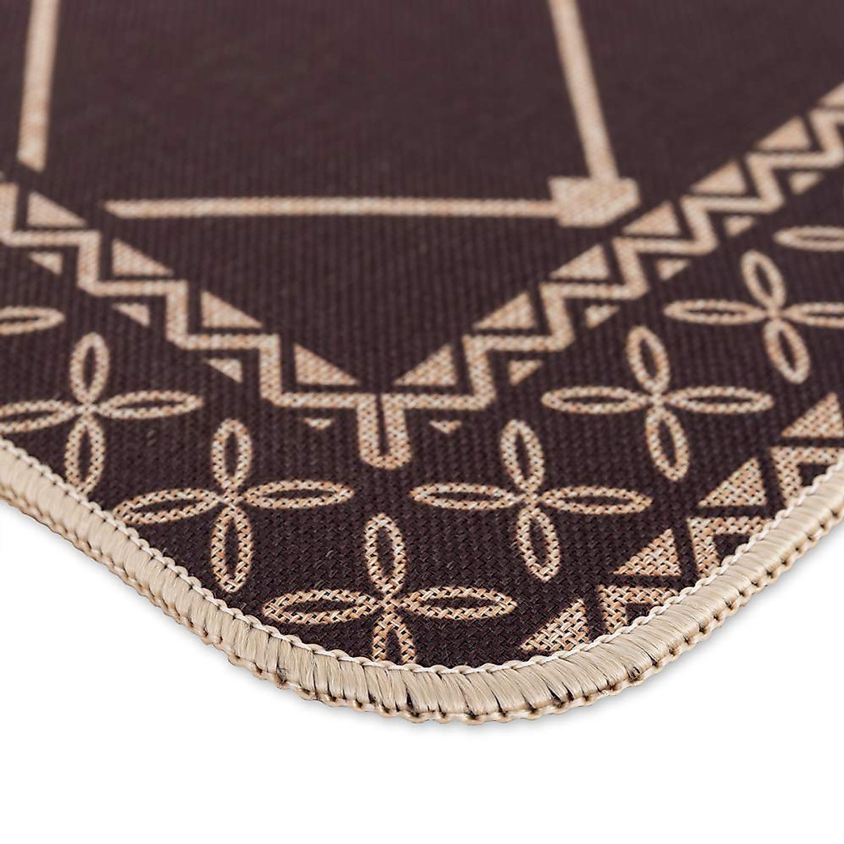 Carvapet 2 Pieces Non-Slip Rubber Back Kitchen Runner Set Floor Mats Bathroom Rug Doormat Runner, 18"x59"+18"x30", Home Cooking