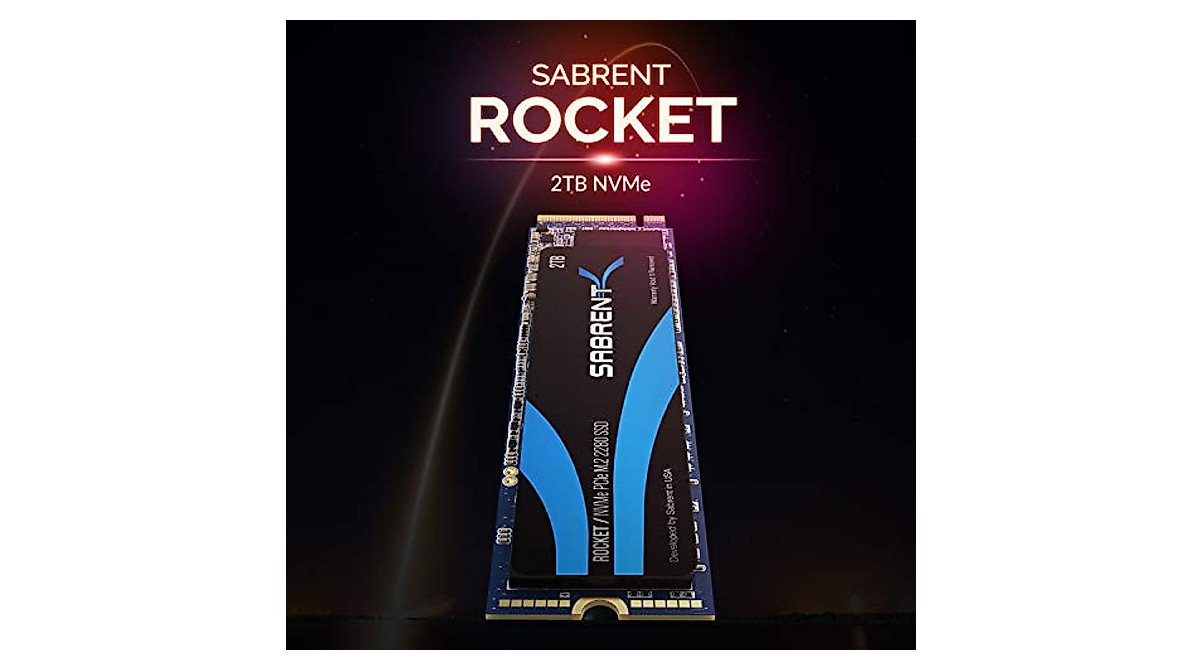 SABRENT 2TB Rocket NVMe PCIe M.2 SSD - High Performance Storage