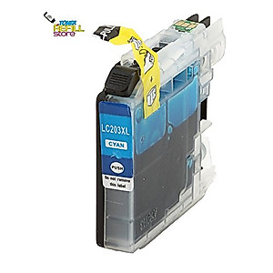 8 Pack - Toner Refill Store Compatible Brother LC203BK, LC203C, LC203M, LC203Y Replacement Ink Cartridges for the Brother: MFC-J4320DW, MFC-J4420DW, MFC-J4620DW, MFC-J5520DW, MFC-J5620DW, MFC-J5720DW. Page Yield: 550 pages at 5% page coverage per page. (2