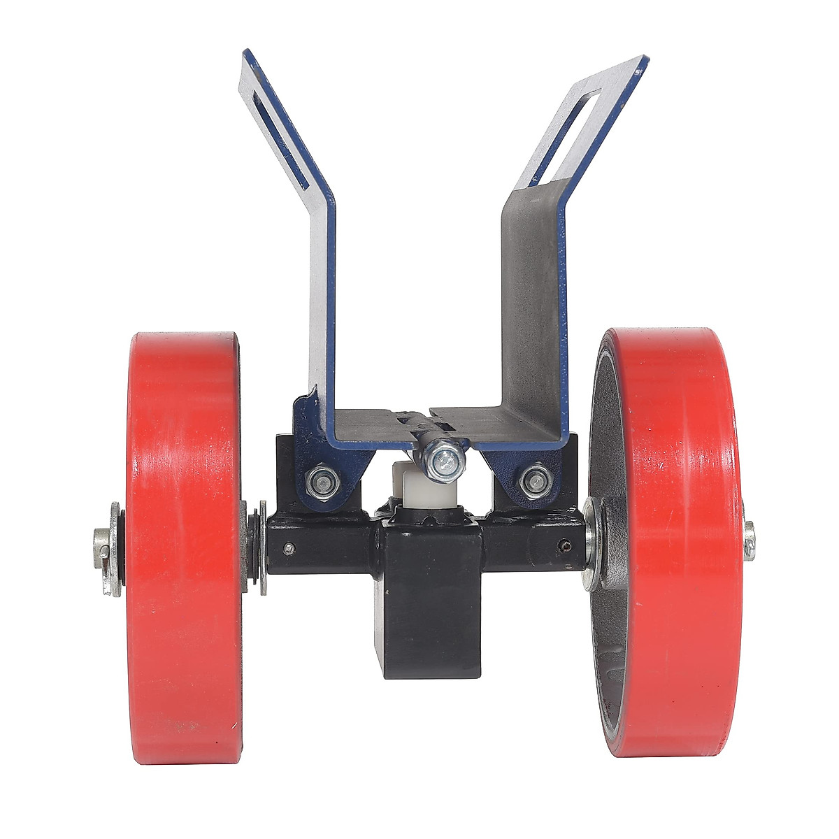 Vestil PLDL-HD-4 Steel Plate and Slab Dolly with Rubber-on-Steel Wheels, 1200 lbs Load Capacity, 13-1/4" Height, 12" Length x 12-1/4" Width