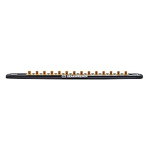 GEARWRENCH 1/4" Drive Magnetic Socket Rail Includes 14 Clips - 83126