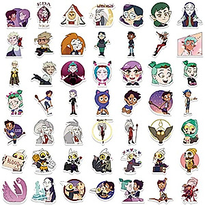 Sticker Pack The Owl House Stickers 100 Pcs Graffiti Stickers for Teens Adults Girl,Waterproof Movie Colorful Stickers for Water Bottle,Trendy Vinyl Stickers for Journal,Dairy,Scrapbook