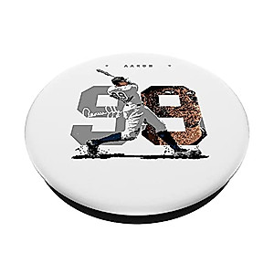Aaron Judge Number Portrait Baj New York MLBPA PopSockets Swappable PopGrip