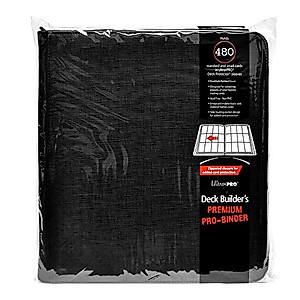 Ultra Pro 84722 Deck Builders Premium PRO-Binder-Black
