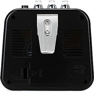 Danelectro Honeytone N-10 Guitar Mini Amp, Black with belt clip