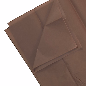 JAM PAPER Tissue Paper - Brown - 10 Sheets/Pack
