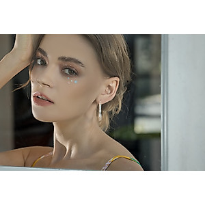 LOVVE Sterling Silver High Polished Round-Tube Click-Top Chunky Thick Hoop Earrings, 5x40mm