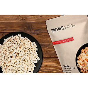 READY TO EAT PASTA | Microwavable | Fusilli Shape | Greenfit By Chef Valentino Rizzo | Glyphosate Free | Simple Clean ingredients | (8 Ounce - Pack of 6)