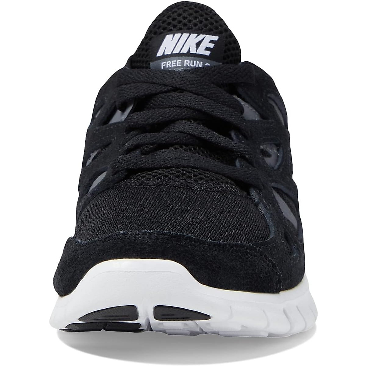 Nike Women's Free Run 2, Black White Dark Grey 001, 10