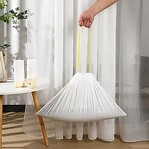 Paterr Cat Litter Box Liners Bags with Drawstring Waste Drawer Liners Cat Litter Bags 9-11 Gallons Replacement Bags for Kitten Pan Tray Waste, 27" x 17"(60 Pcs)