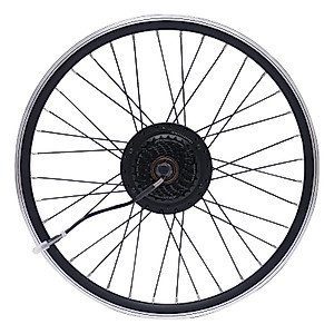 PanDair 24" Electric Bike Conversion Kit,36v 500w Front/Rear Wheel E-Bike Conversion Set,Bicycle Cycling Hub Conversion Dual Mode Controller US Stock (24" Rear Wheel)