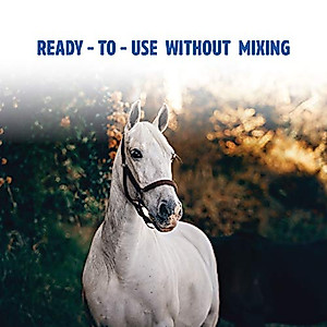 Manna Pro Opti-Force Fly Spray | Sweat Resistant for Horses and Ponies | Provides Repellency and Quick Knockdown from Biting and Nuisance Flies | 1 Gallon