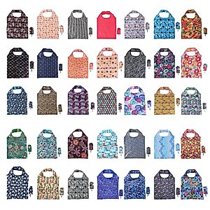 Merkaunis 35 Pack Reusable Floral Grocery Bags Foldable Grocery Bags Machine Washable Bags Grocery Bags Reusable Shopping Bags Waterproof Reusable Grocery Bags Packable Shopping Bags for Shopping
