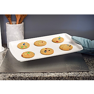 CeramaBake BC4010 Range Kleen Jelly Roll Cookie Sheet, 10 by 15-Inch, White