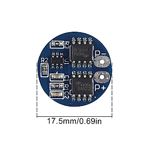 Alinan 6pcs 2S 5A 7.4v 8.4V 7A Current Limit 18650 Lithium Battery Charger Protection Board BMS PCM for Li-ion Lipo Battery Cell Pack