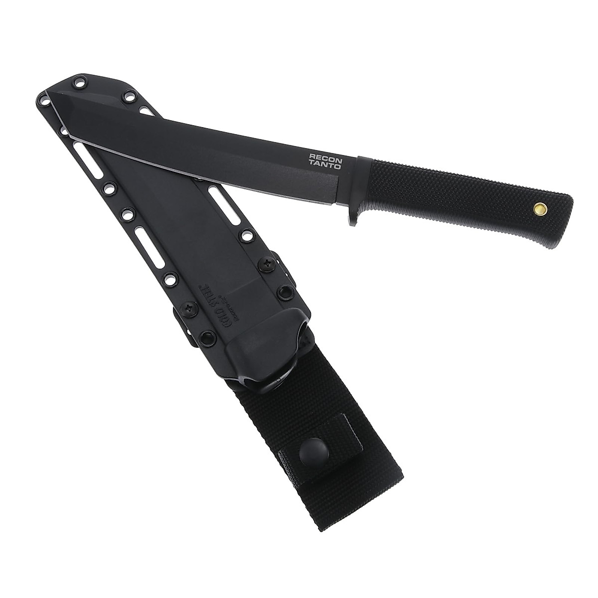 COLD STEEL Recon Tanto 7" SK-5 Razor-Sharp Blade 4.75" Kray-Ex Handle Military Tactical Fixed Blade Knife w/Secure-Ex Sheath