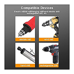 3/4/5/6pcs Diamond Coated Cylindrical Burr 4/4.8/5.5mm Chainsaw Sharpener Stone File Chain Saw Sharpening Carving Grinding Tools (Color : Gold 3pcs Set 3, Size : /)
