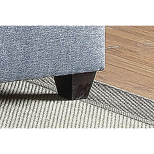 Poundex Linen-Like Fabric Sofas in Grey