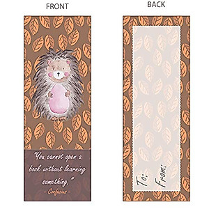 Simple Set of Bookmarks - 48 Recycled, Earth Friendly Bookmarks, Great for School Rewards or Little prizes