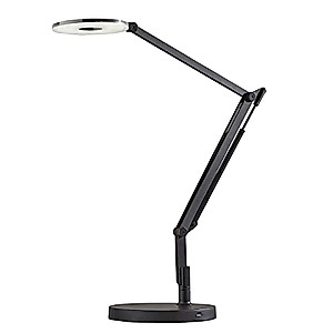 Adesso 6013-01 Gordon LED Desk Lamp 32.5 in, 9 Watt LED, Black, 1 Table Lamp